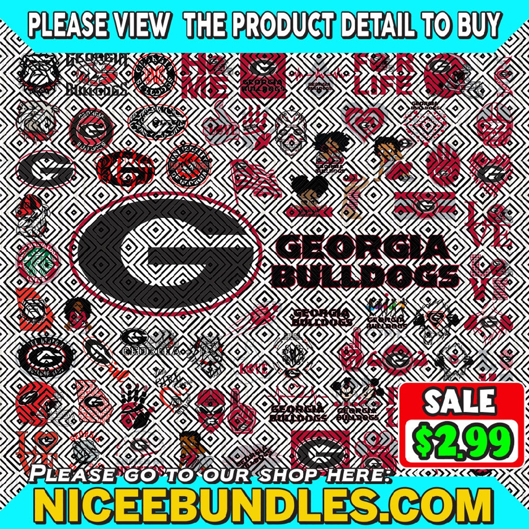 69 Files Georgia-bulldogs Team Bundle Svg, Georgia-bulldogs Svg, N-C-A ...