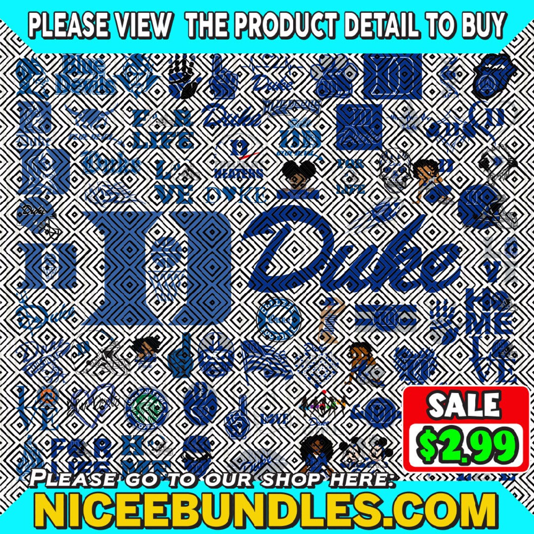 71 Files Duke-blue-devil Team Bundle Svg, Duke-blue-devil Svg, N-C-A-A ...