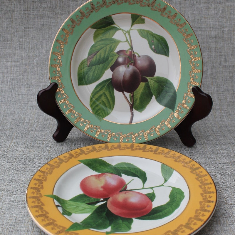 Fruit Design Plates - Etsy
