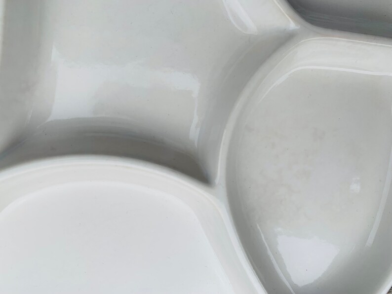 Vintage White Square Plates With Divisions Made in Japan / Fondue ...