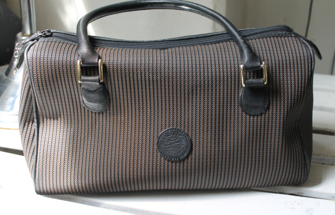 Toledano Hand Bag / Toledano Purse Vintage / Black & Brown - Etsy Canada