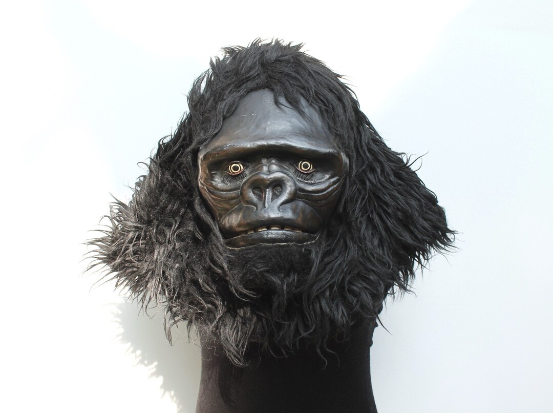 Vintage Gorilla Mask / 70s / Decorative Mask or Halloween Disguise ...