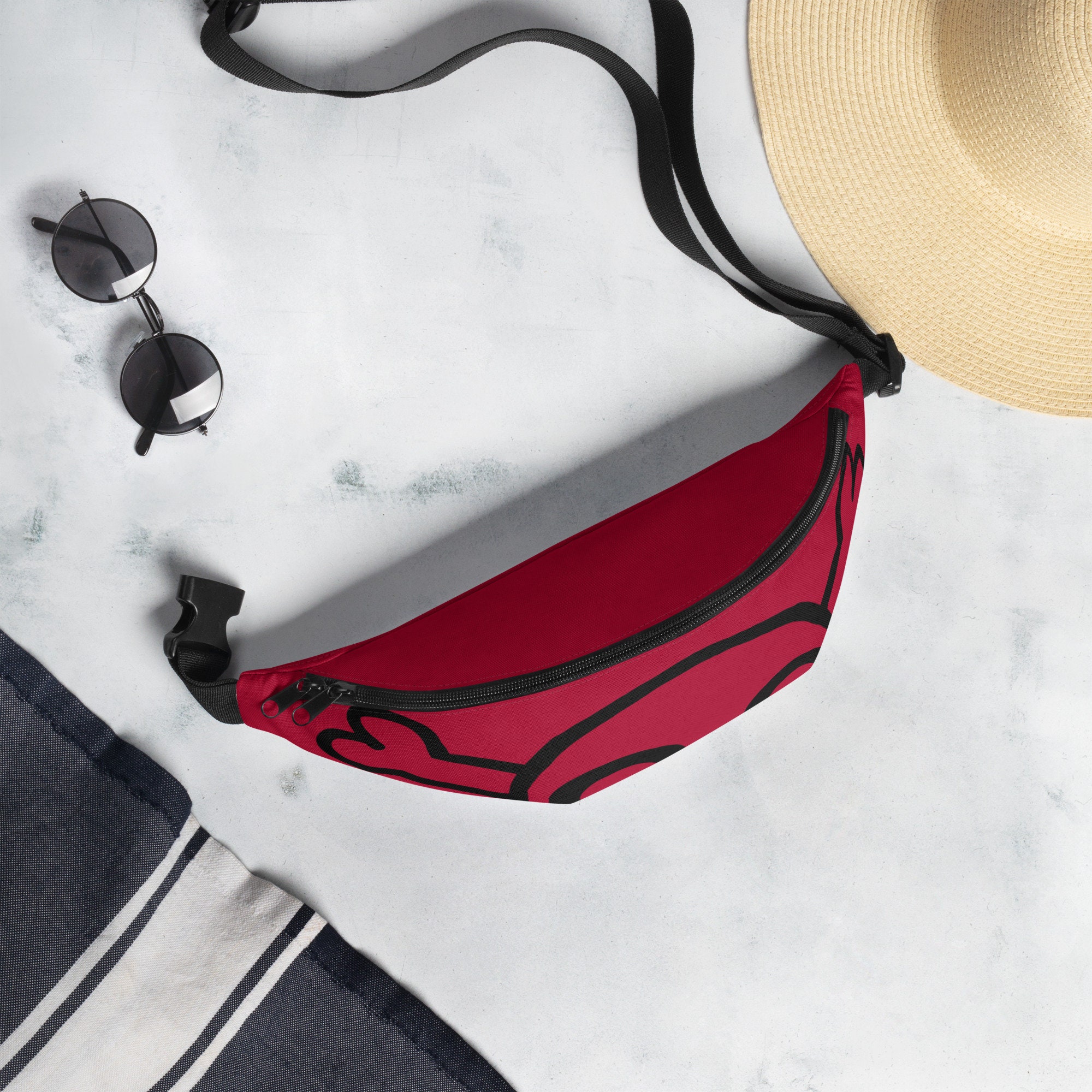 The WXRST Fanny Pack (RED) - Etsy