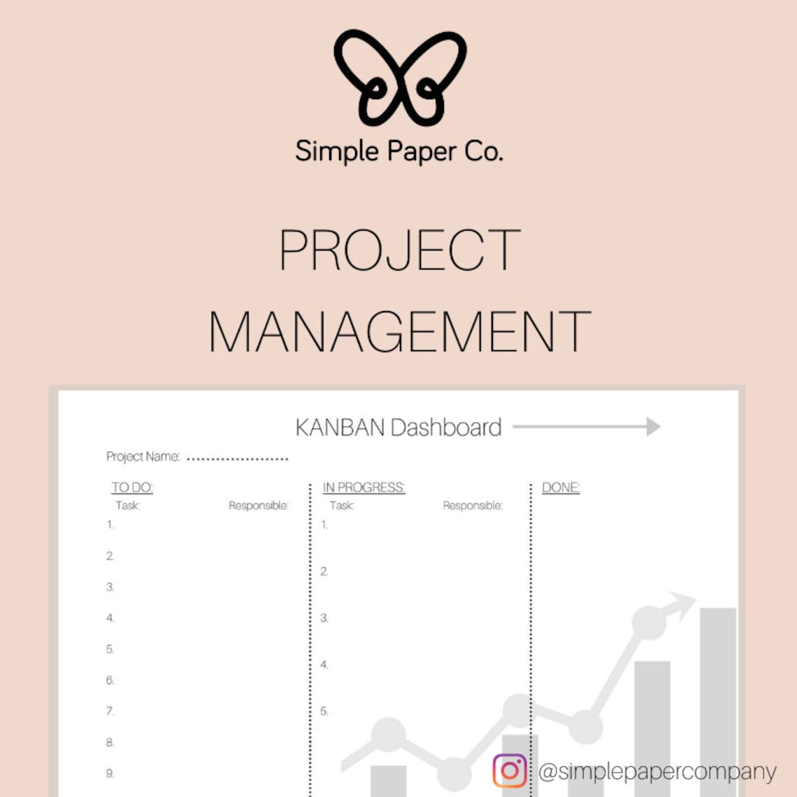 Project Management PRINTABLE Simple Paper Co. - Etsy