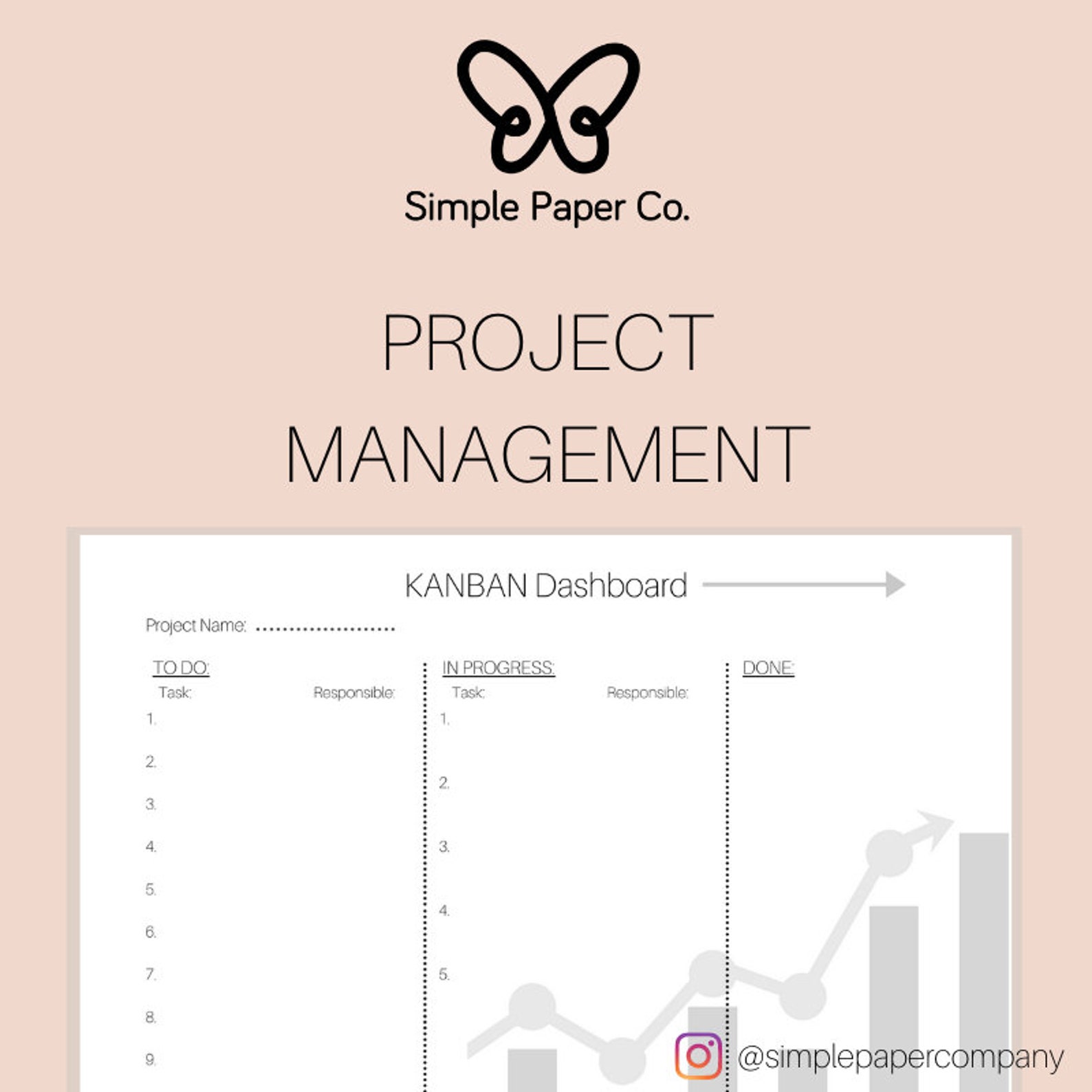Project Management PRINTABLE Simple Paper Co. - Etsy
