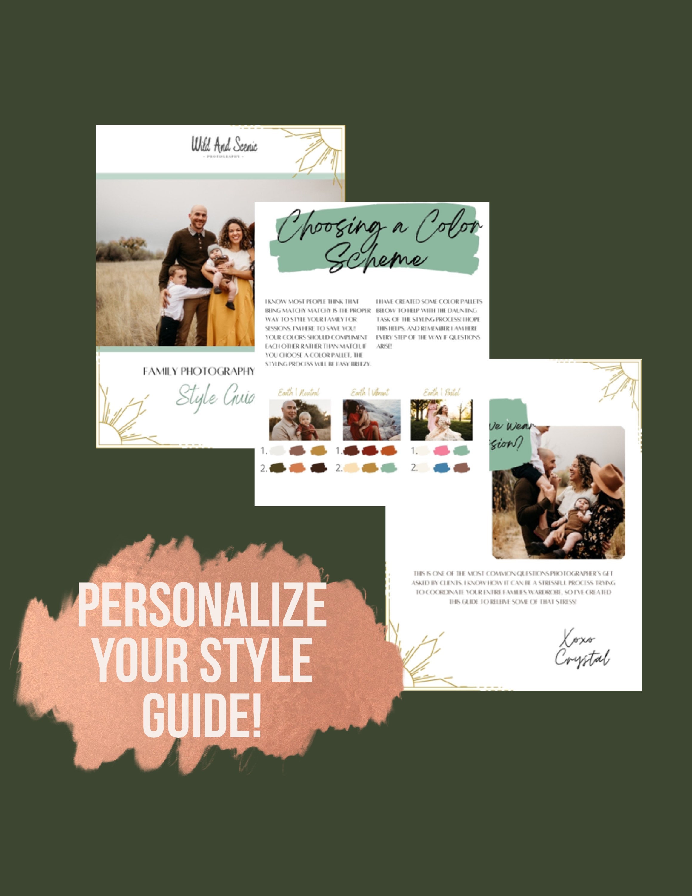 Canva Photographer Style Guide Template - Etsy