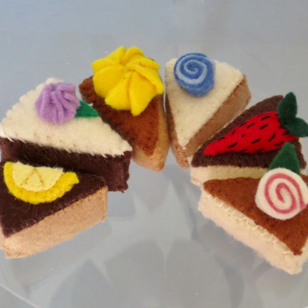 Felt Food Cake Slices - Etsy