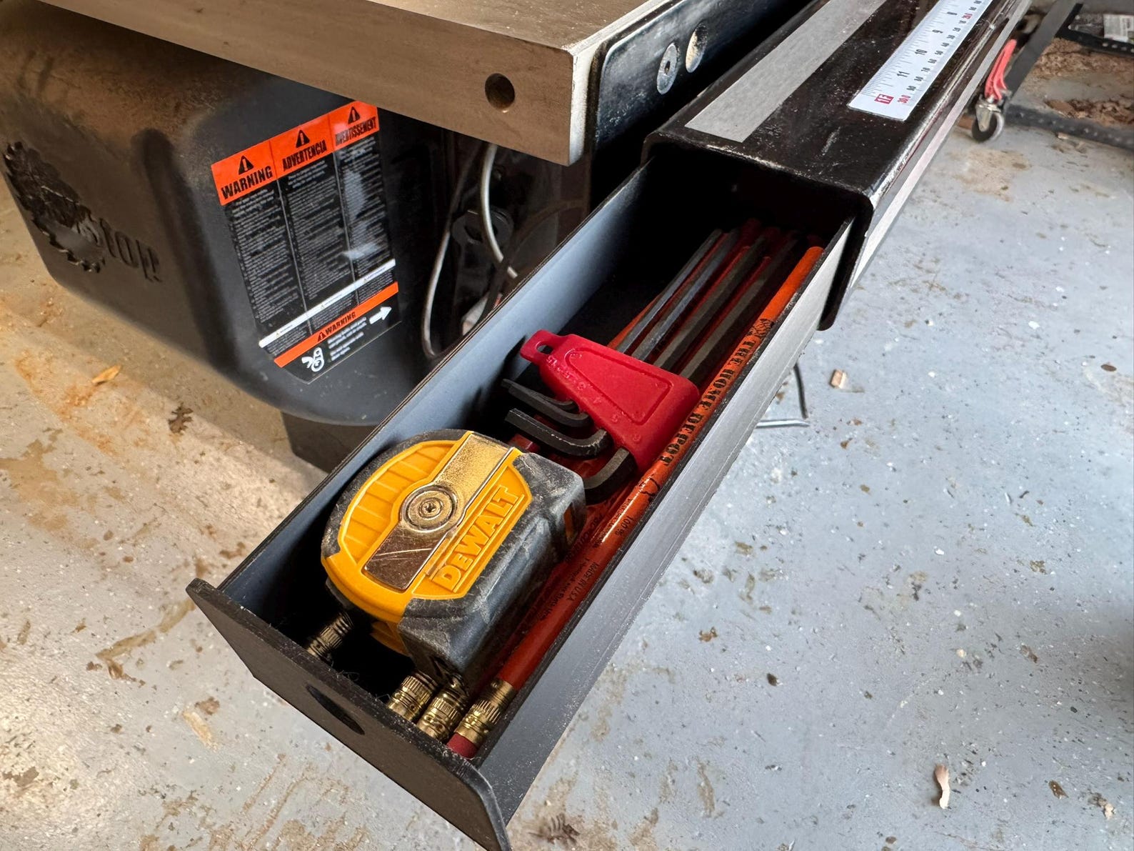 Sawstop Table Saw Guide Rail Drawer, USA Made - Etsy