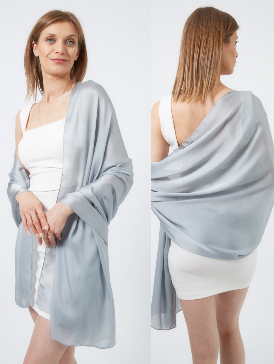 Elegant Lilac Viscose Scarf Shawl: Wedding Bridesmaid Stole - Etsy