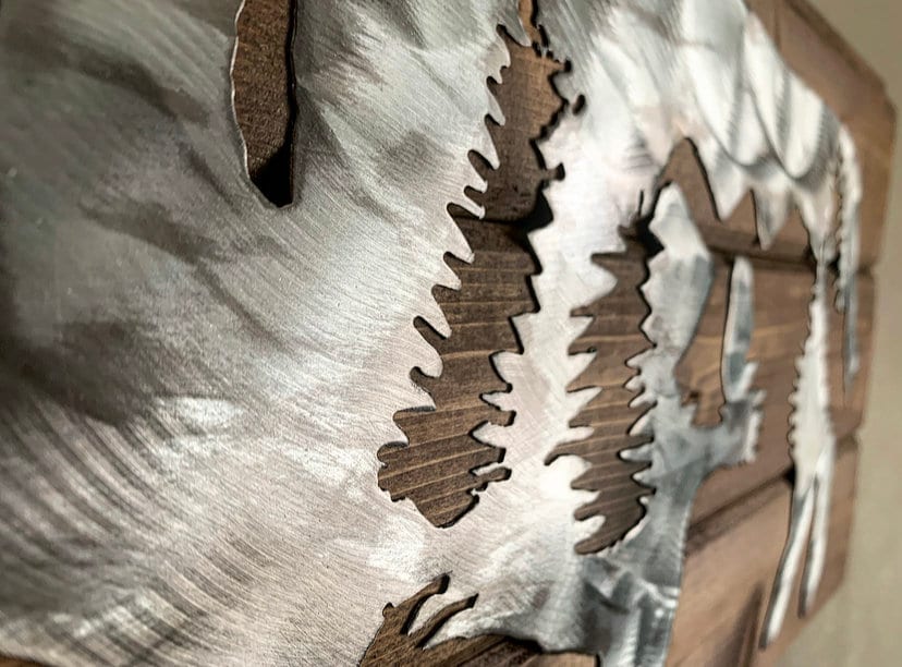 Metal Art Bison Art Metal Buffalo Colorado Buffaloes - Etsy