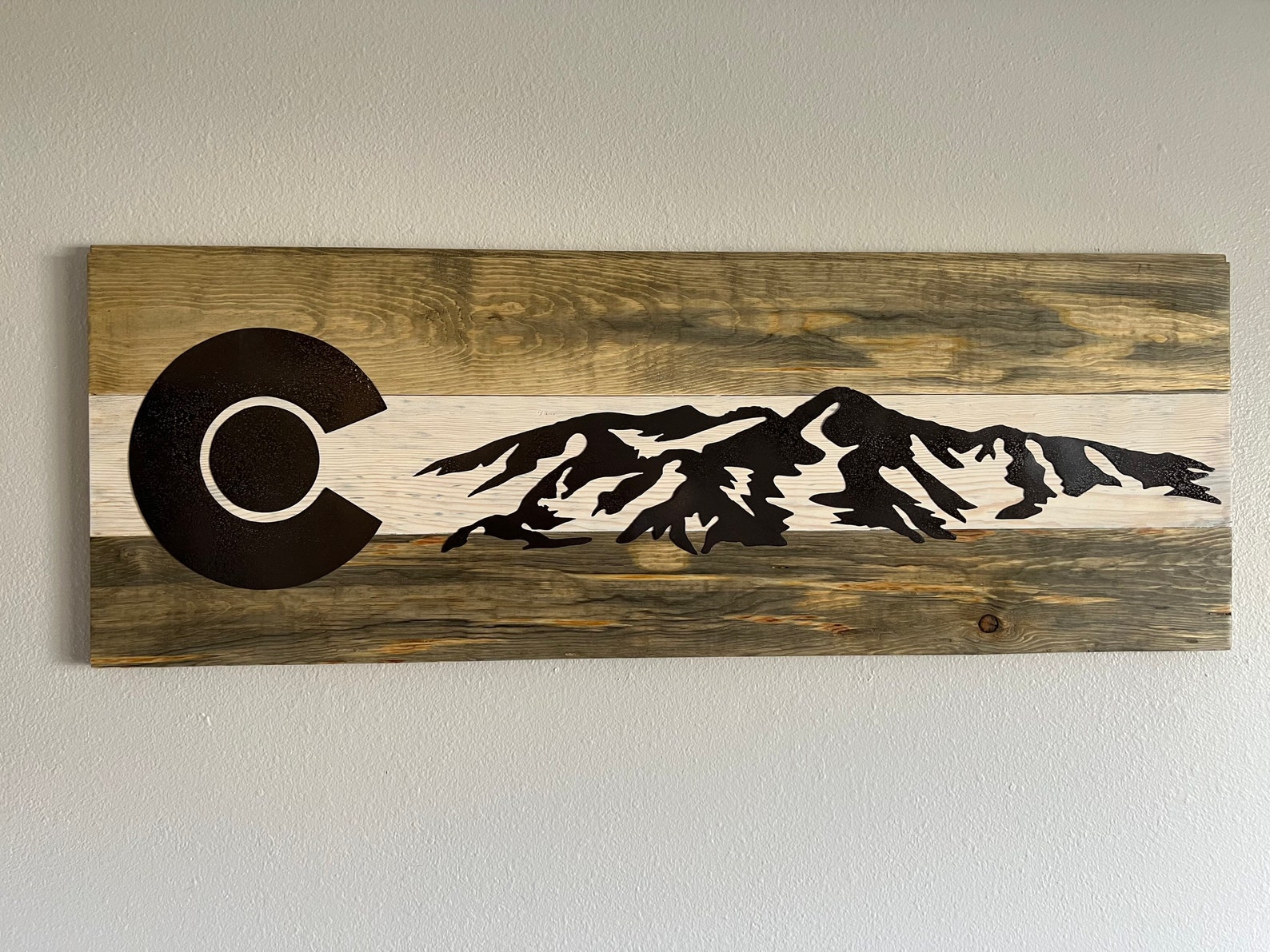 Beautiful Colorado Wall Art Metal Wall Art Wooden Colorado | Etsy