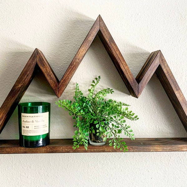 Mountain Wall Shelf - Etsy