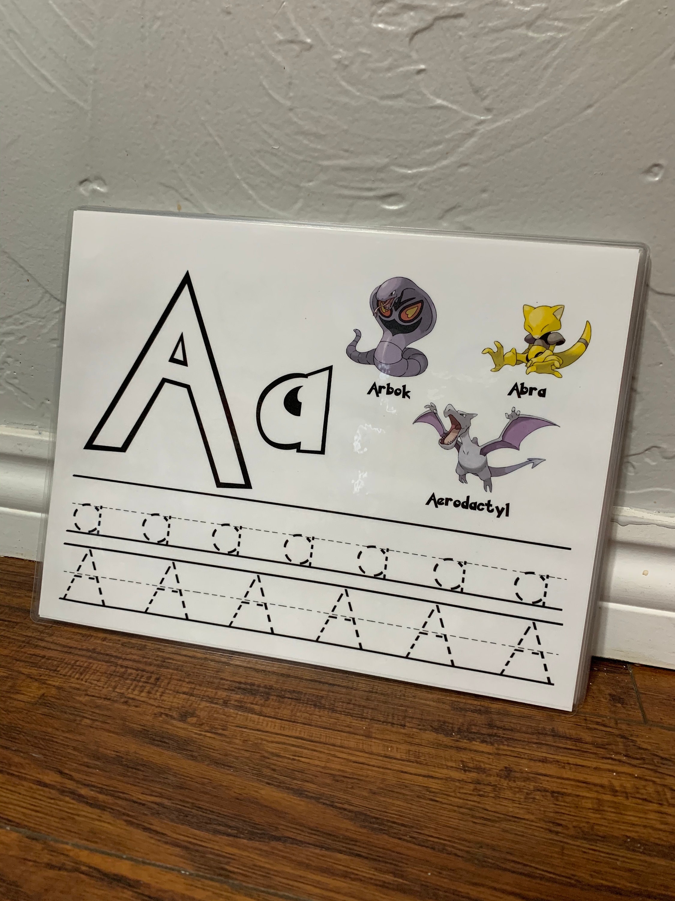 Pokemon Alphabet Writing PDF - Etsy