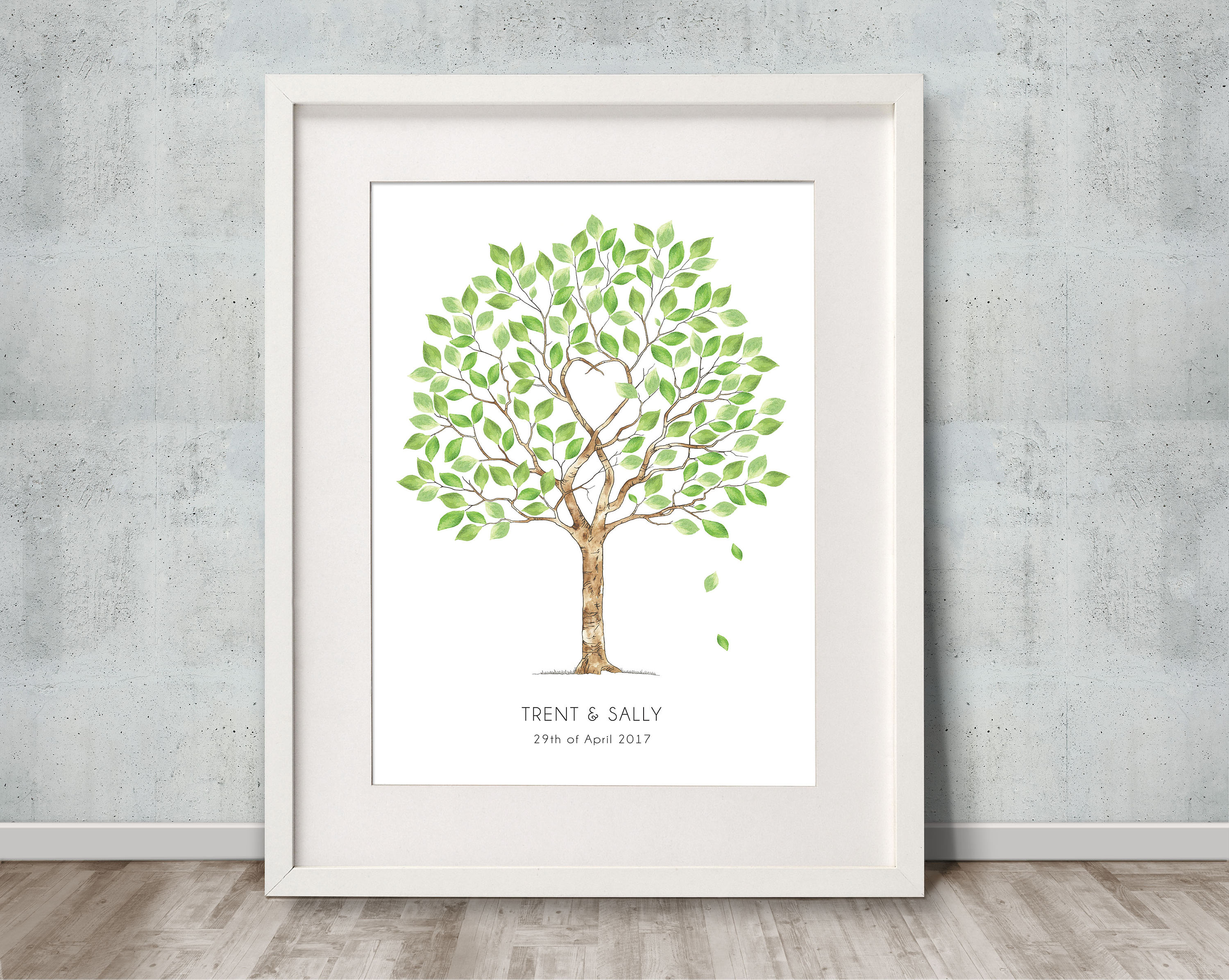 A2 Unity Tree With Leaves Added, Size for 80-120 Guests. Includes 1 ...