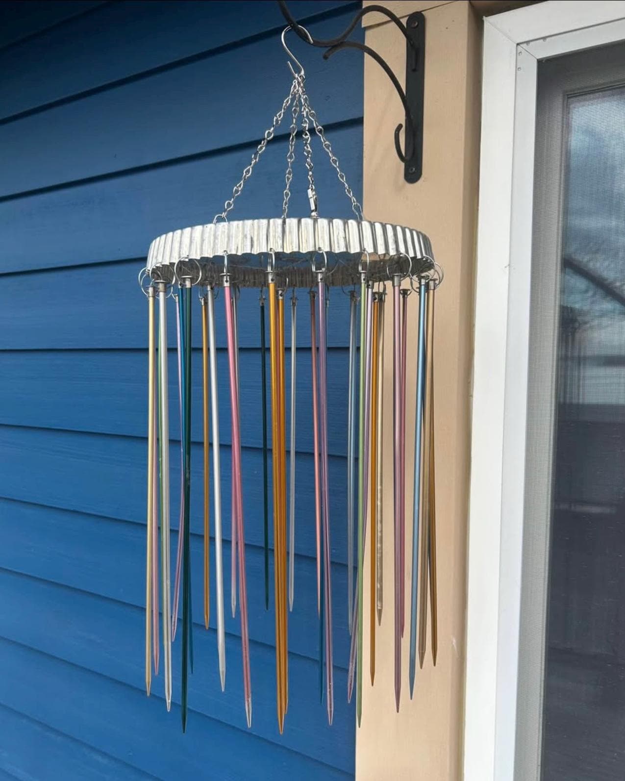 Knitting Needle Wind Chime - Etsy