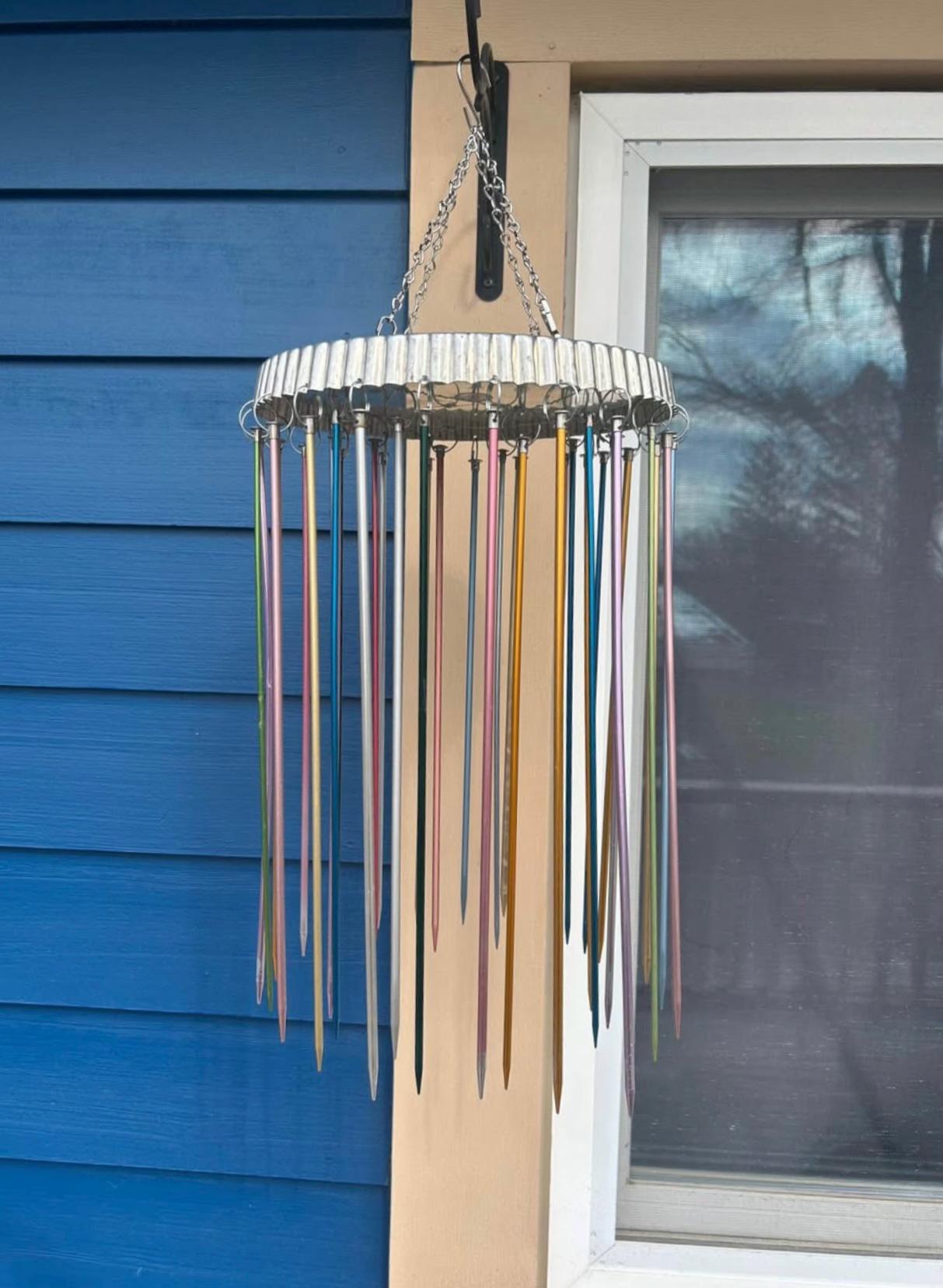 Knitting Needle Wind Chime - Etsy