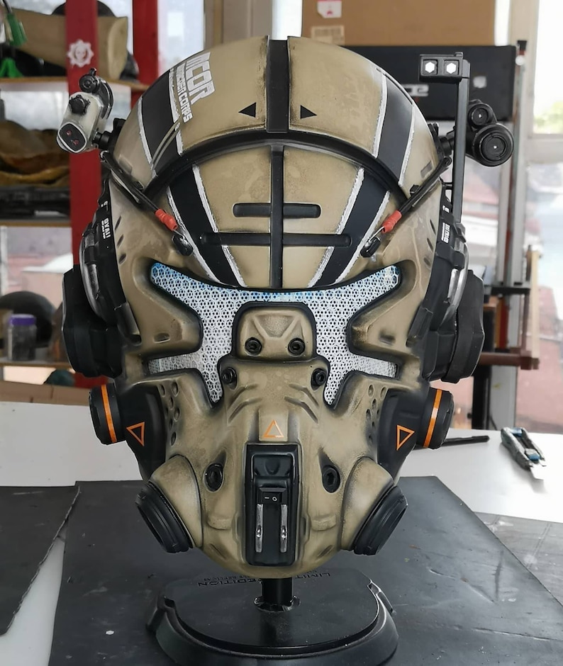 Titanfall Helmet Jack Cooper Scale 1:1 - Etsy