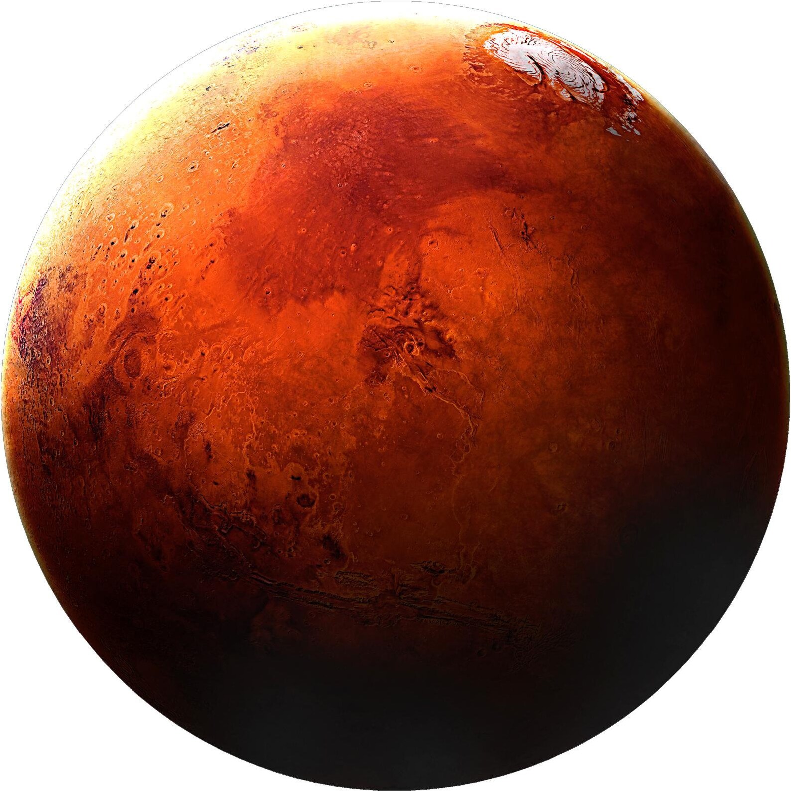 Mars Wall Decal Planets Solar System Removable Vinyl Peel and - Etsy