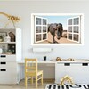 Window Scape Golf Course Ocean #2 Wall Decal Graphic Sticker Mural Kids ...