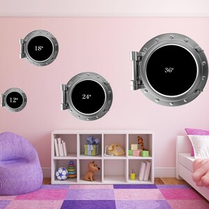 Tropical Reef Life #2 Porthole Wall Decal Port Scape Vinyl Sticker ...