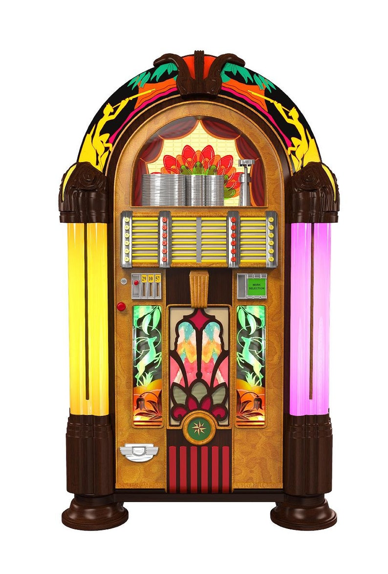 Juke Box 1 Wall Decal Vinyl Graphic 50's 60's - Etsy