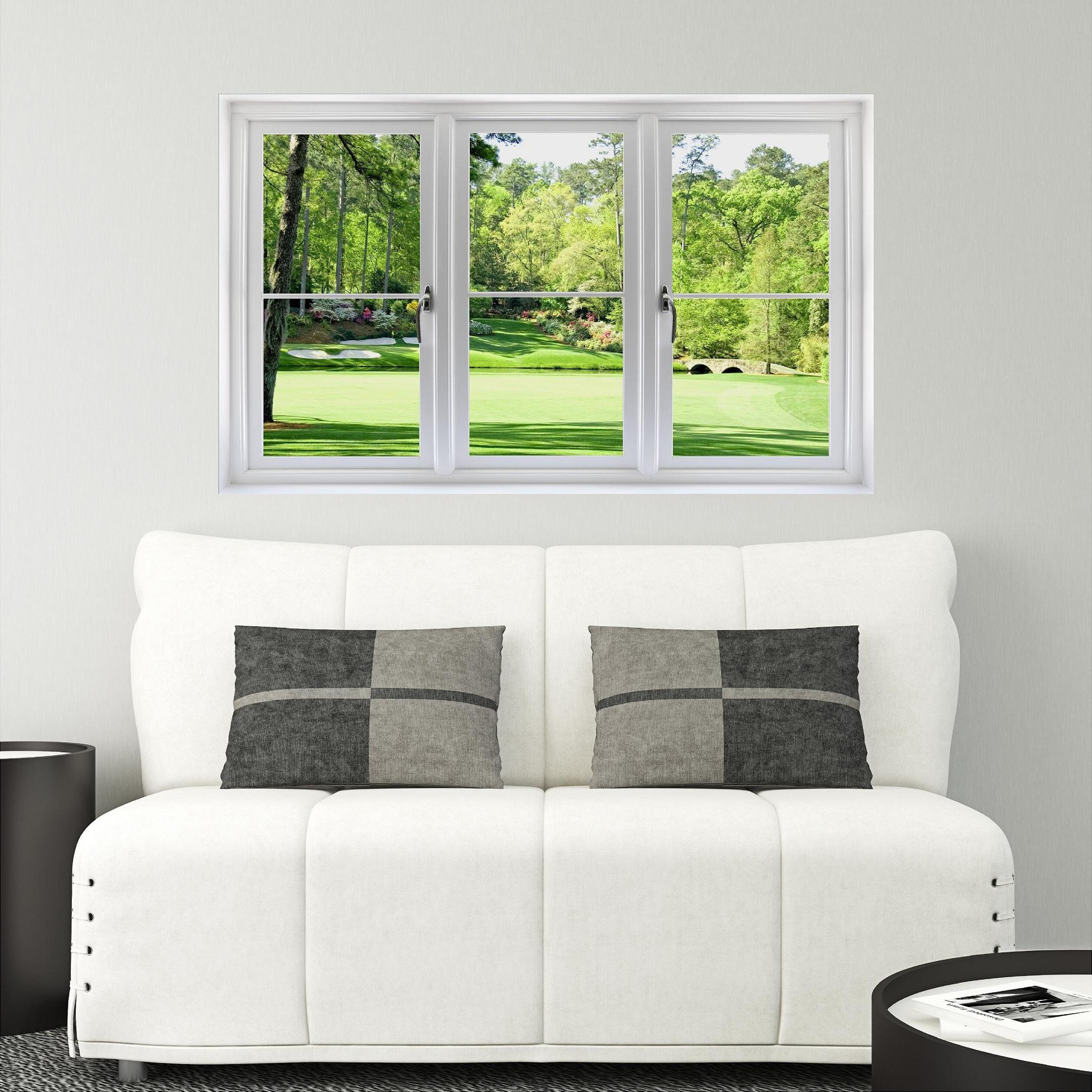 Window Scape 12th Hole at Augusta Wall Decal Instant 3D Window | Etsy