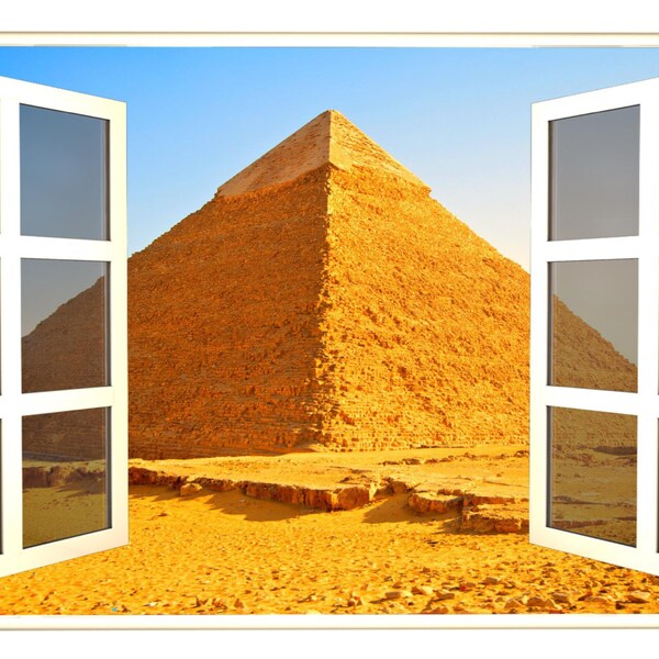 Vinyl Pyramid Wall Decal - Etsy