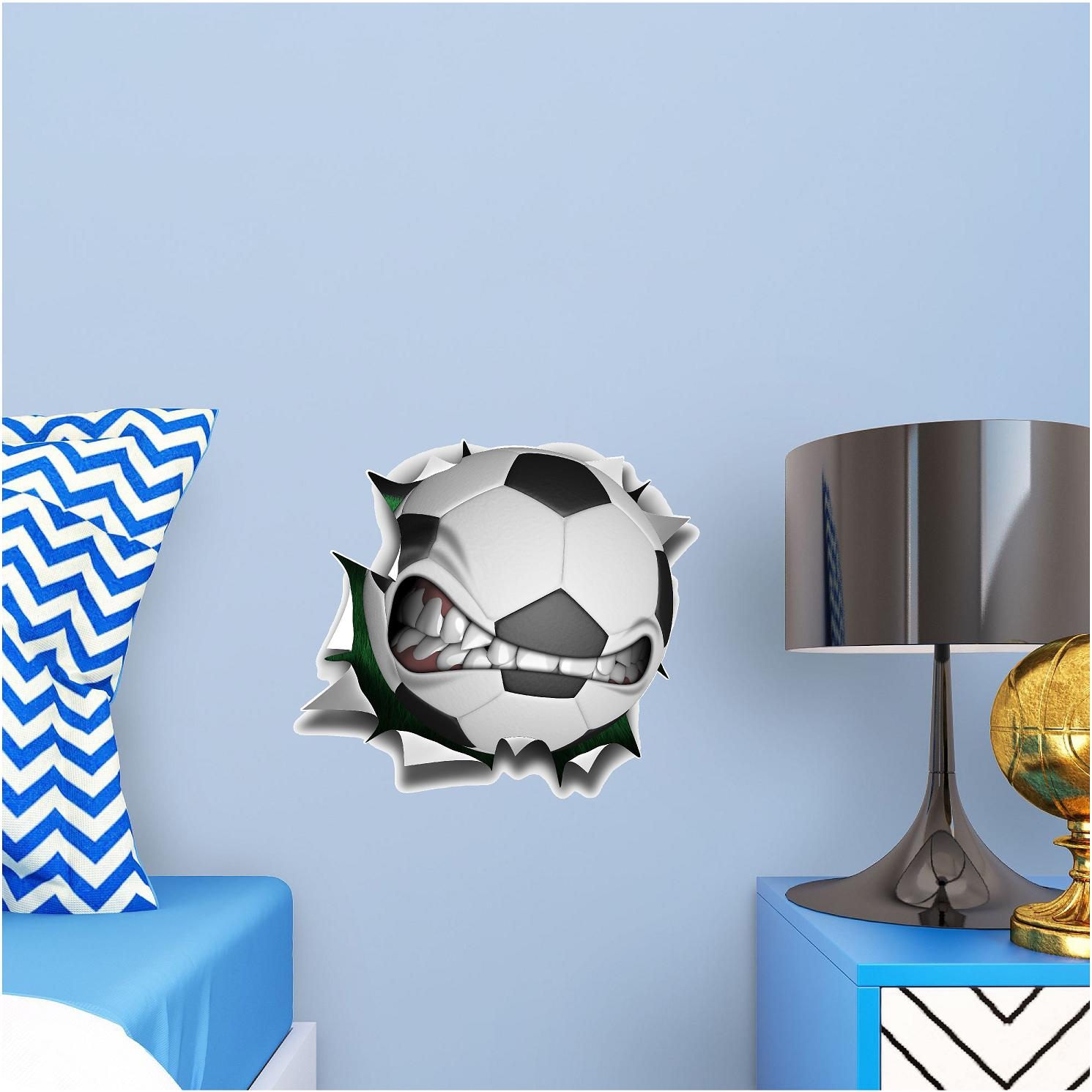Soccer Ball Wall Decal - Soccer Wall Art - Sports Vinyl Wall Decor ...