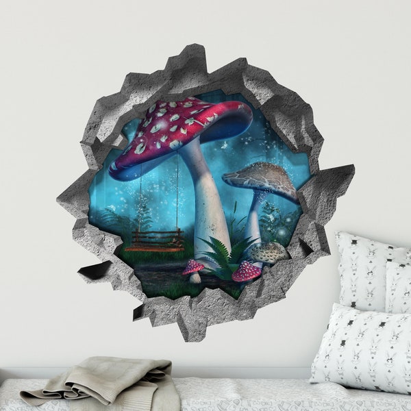 Hole in Wall Decal - Etsy