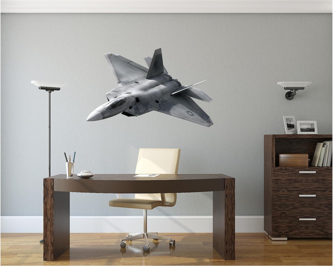 F-22 Raptor Wall Graphic Sticker Decal Air Plane Fighter Jet - Etsy