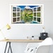 Window Scape Mountain Lake 2 Wall Decal 3D Sticker Mountain - Etsy