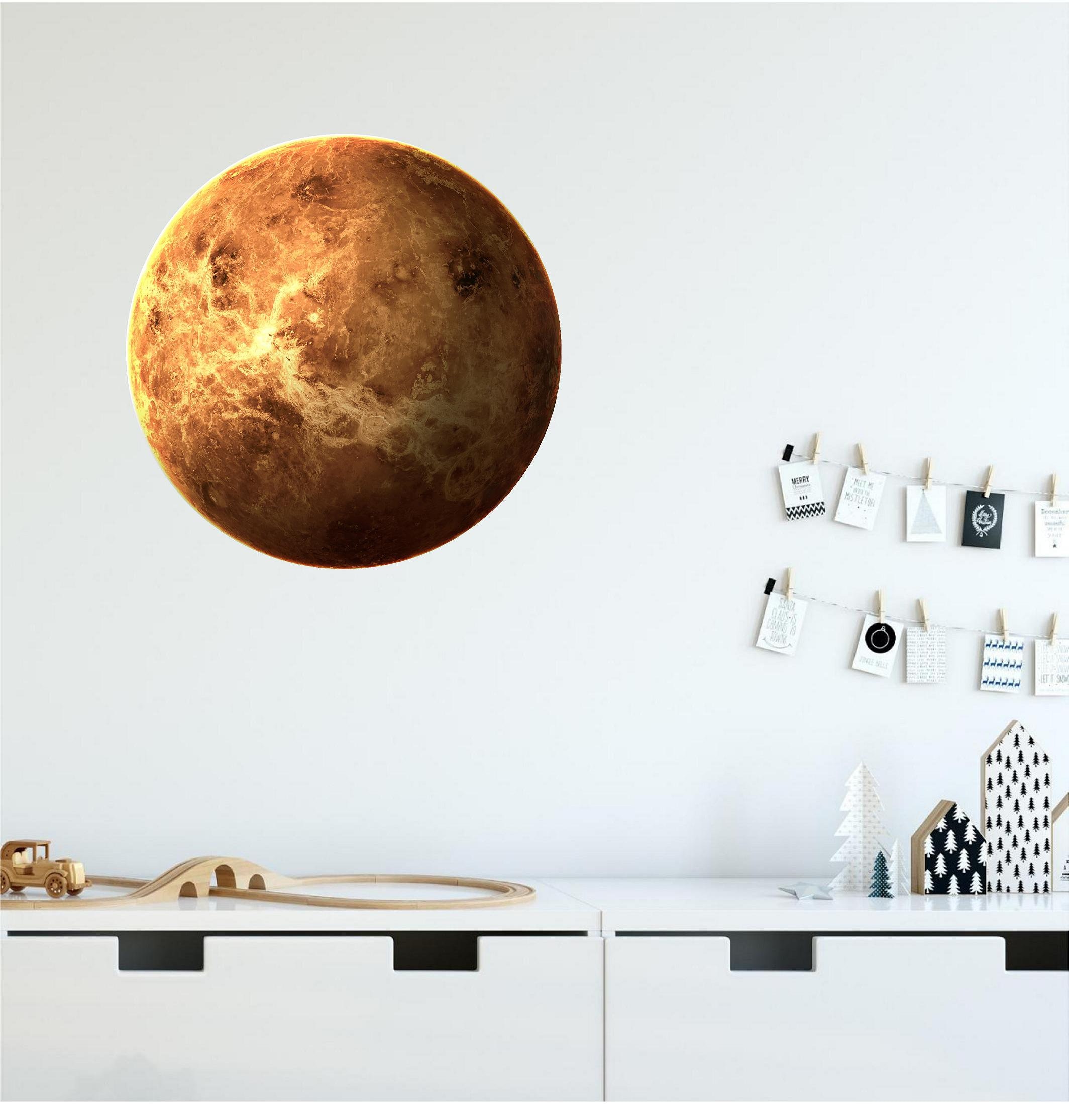Venus Wall Decal Individual Planets Solar System Removable | Etsy