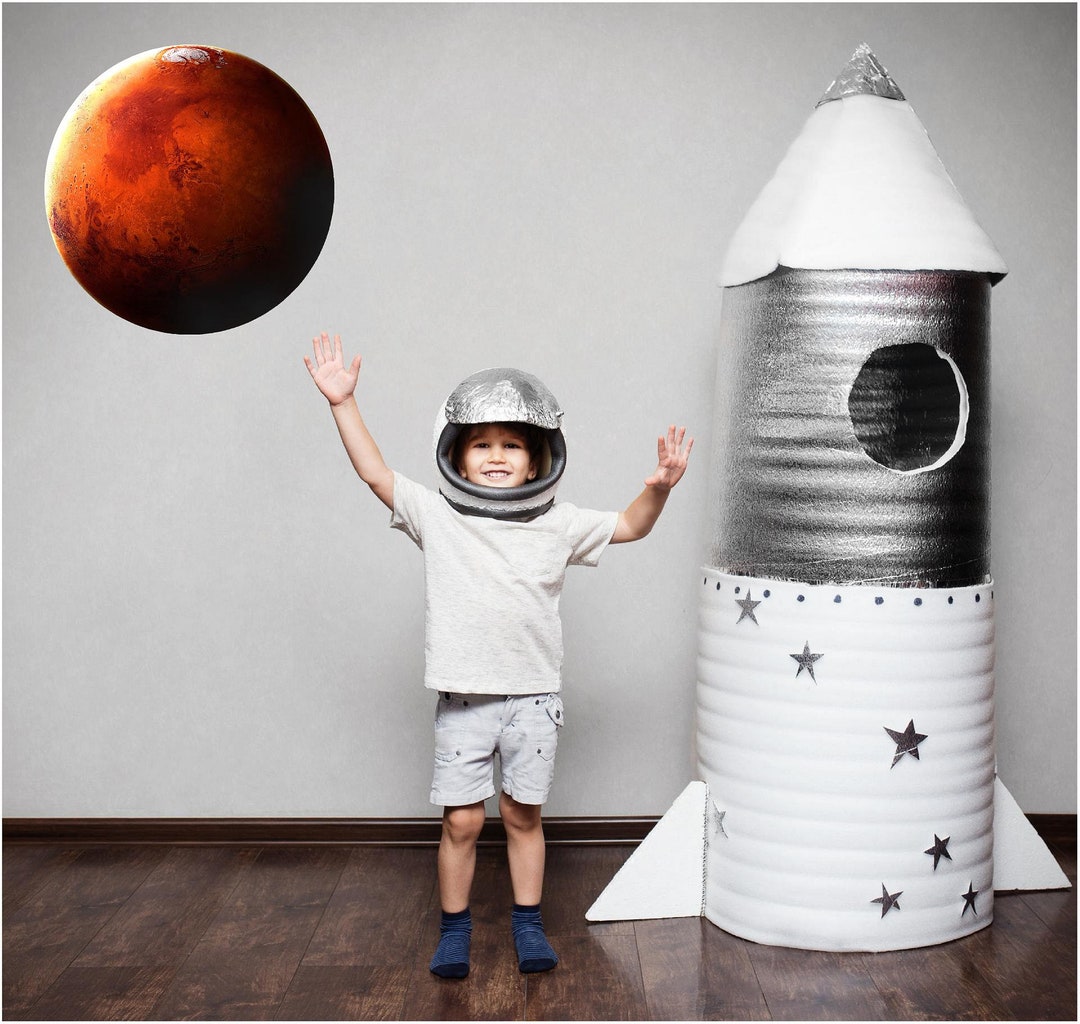 Mars Wall Decal Planets Solar System Removable Vinyl Peel and Stick ...