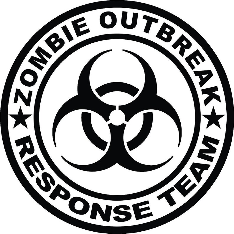 ZORT 1 Wall Decal Graphic Vinyl Sticker Zombie Outbreak | Etsy
