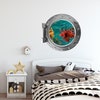 Window Scape Golf Course Ocean #2 Wall Decal Graphic Sticker Mural Kids ...