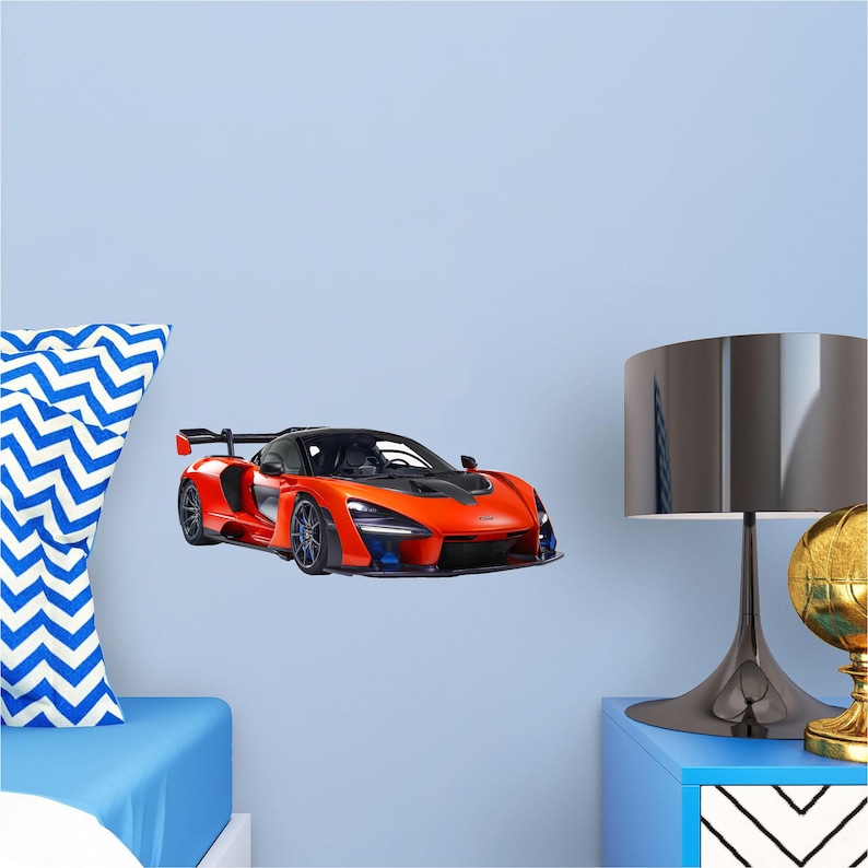Mclaren Senna Hyper Car Wall Decal Removable Vinyl Wall - Etsy