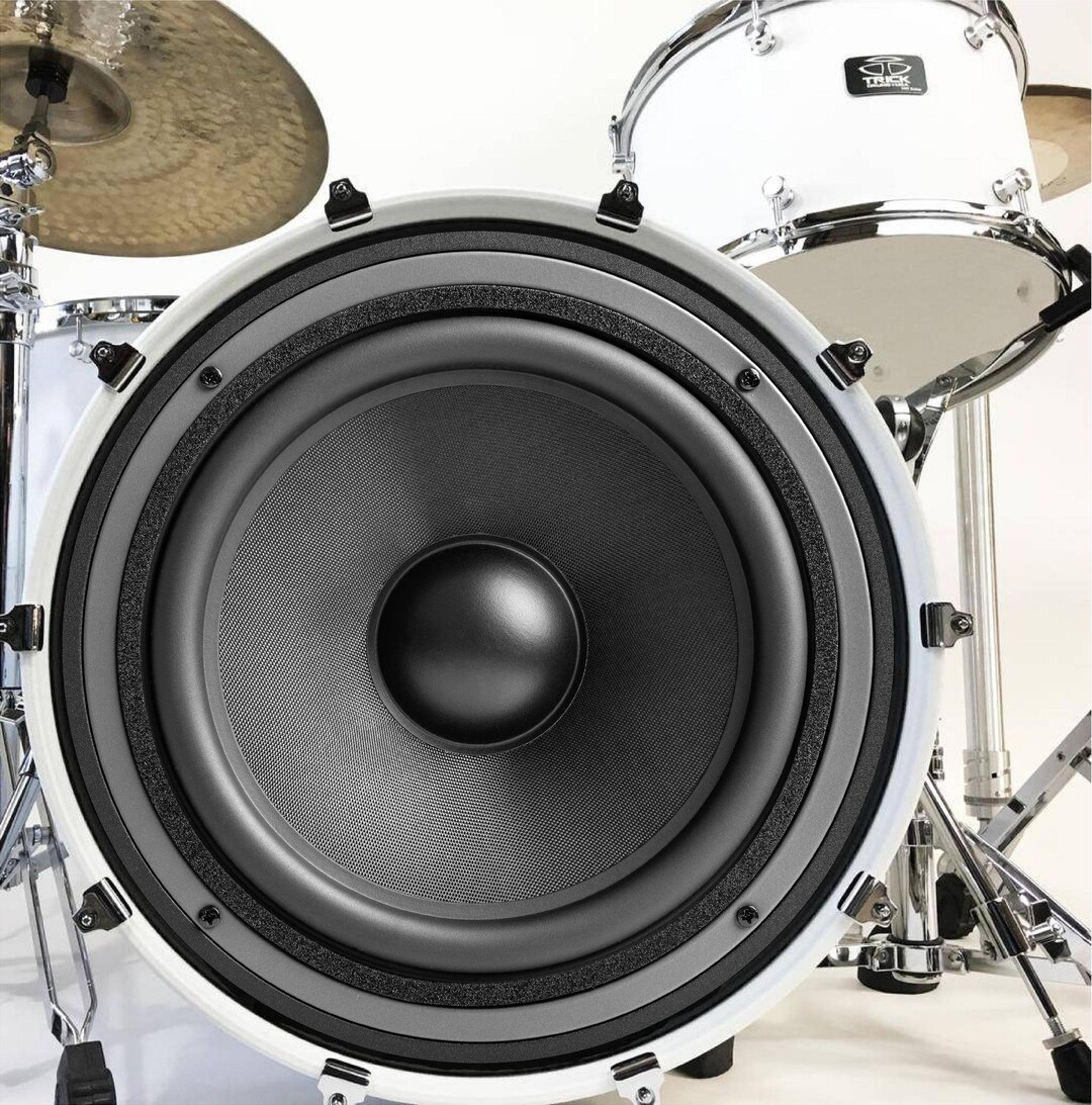 Decal Subwoofer Bass Drum Head Skin Decal - Graphic Drumhead Sticker ...