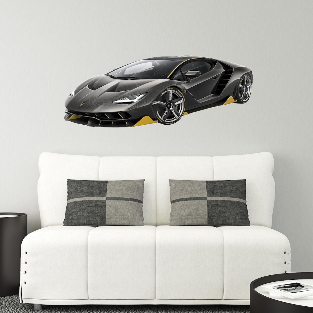 Lamborghini Centenario Wall Decal Sticker Sports Car Removable - Etsy