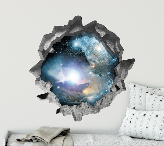 Nebula The Crack In The Wall Fantastic Nebula And Planets Wall Decals