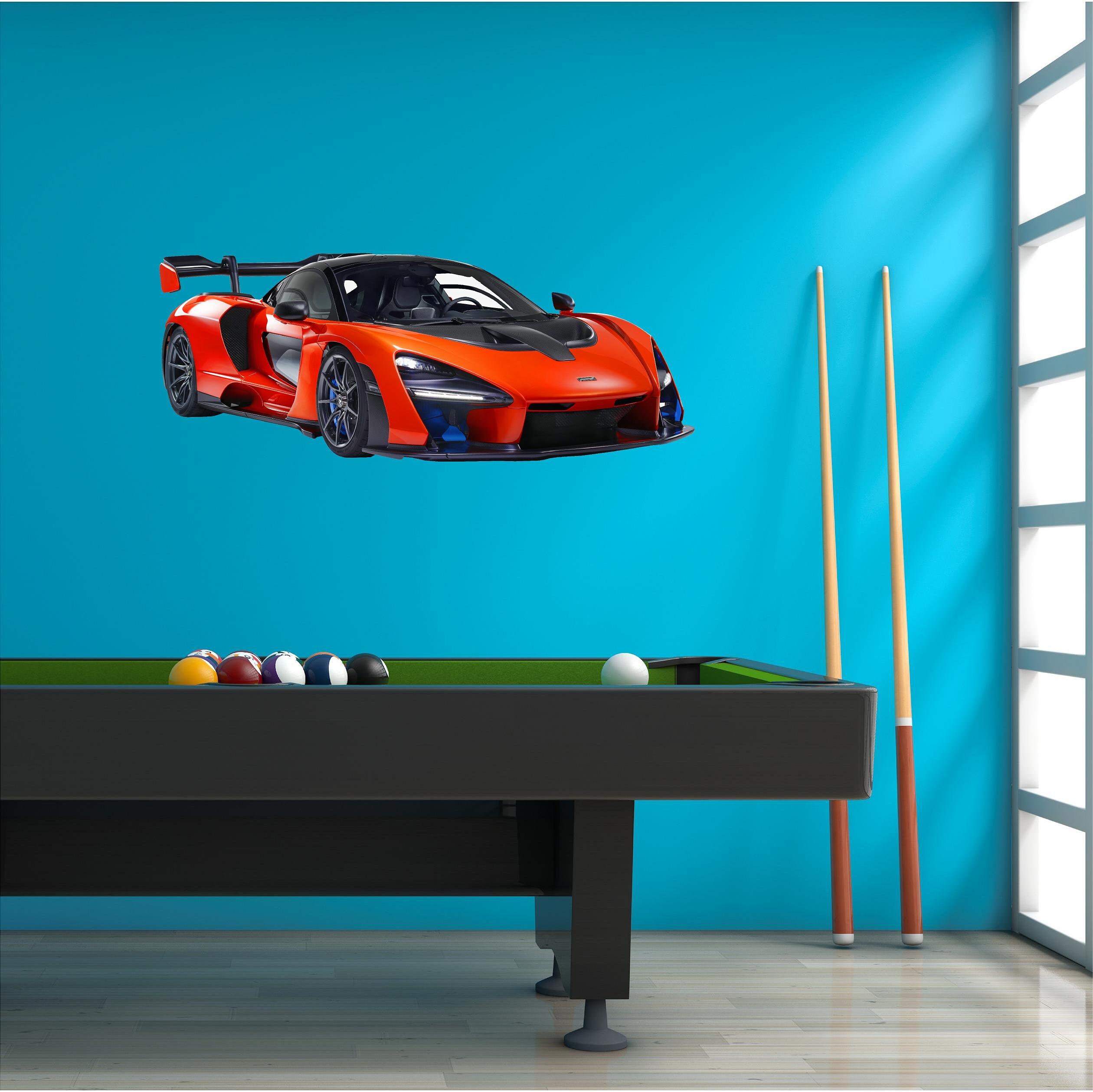 Mclaren Senna Hyper Car Wall Decal, Removable Vinyl Wall Sticker, Super ...