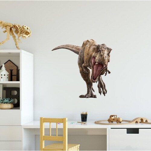 T Rex Dinosaur Wall Decal Art Stickers Kids Bedroom Wall Decor | Etsy