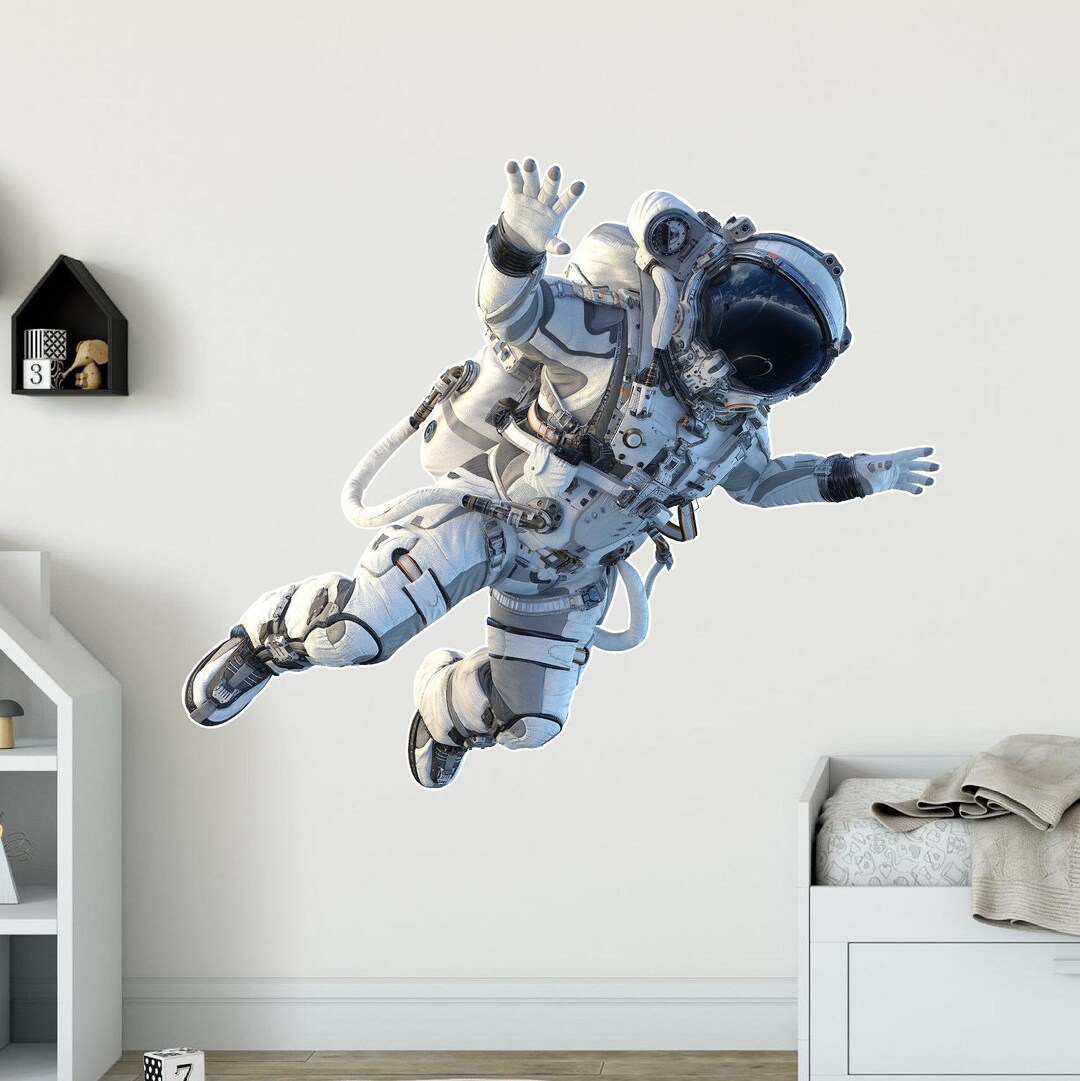 Astronaut #1 Wall Decal Removable Wall Sticker for Boys Bedroom ...