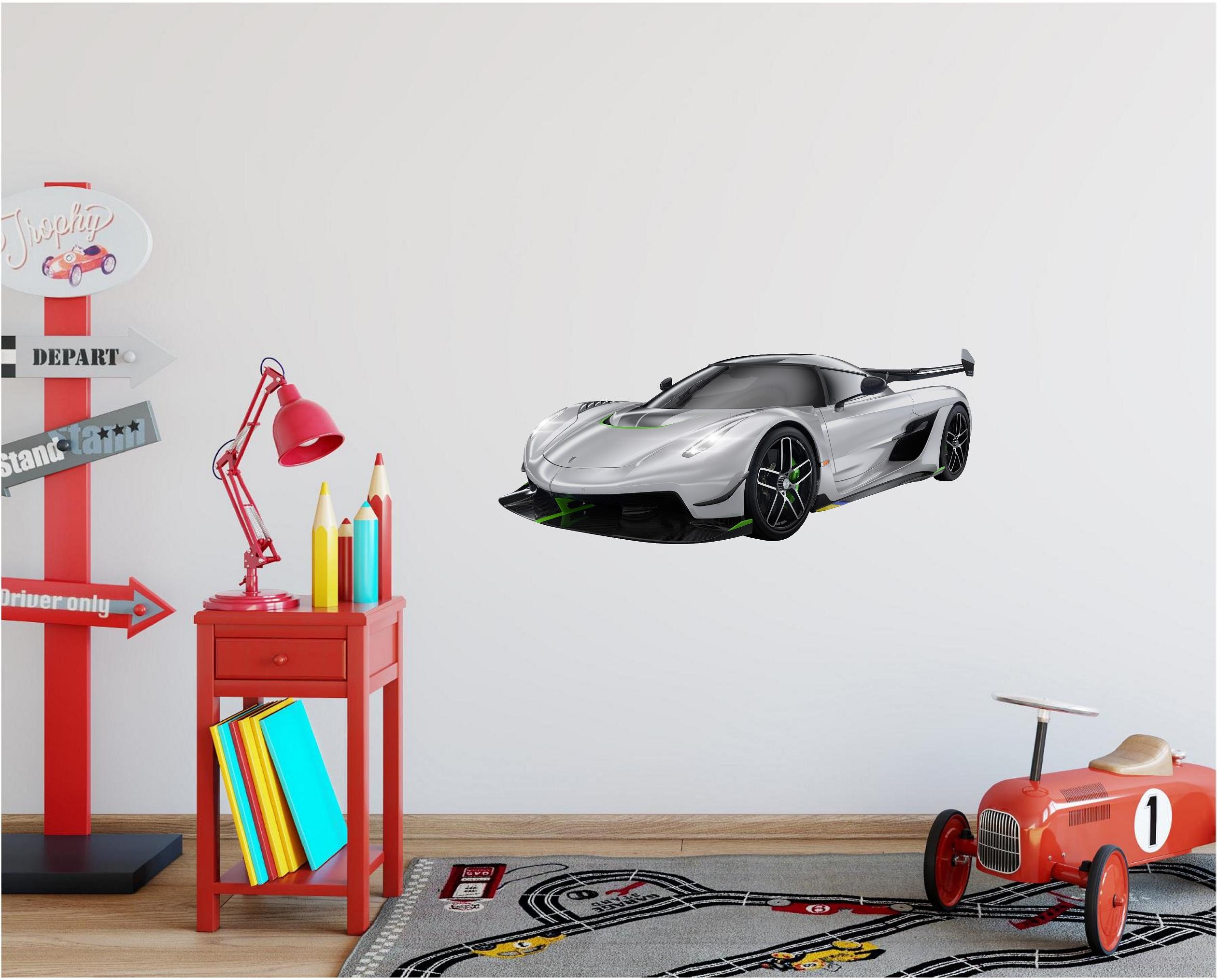 Koenigsegg Jesko WALL DECAL Removable Sports Car Swedish Racing ...