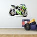 Suzuki GSXR 1000 Wall Graphic Racing Bike Cartoon Motorcycle Decal ...