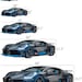 Bugatti Divo Wall Decal Luxury Hyper Exotic Sports Car Removable Vinyl ...