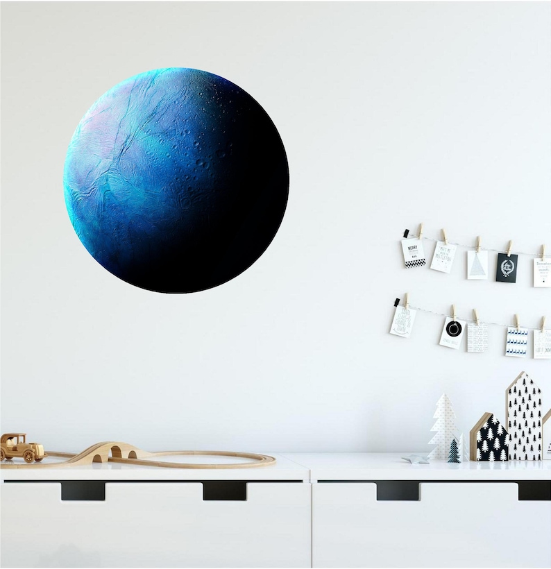 Neptune Wall Decal Planets Solar System Removable Vinyl Peel and Stick ...