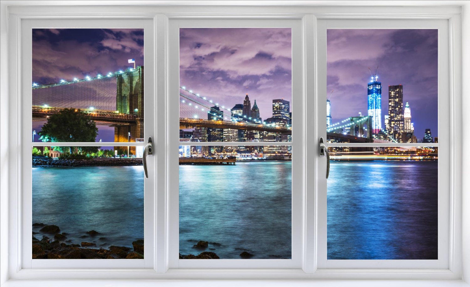 Home & Living Wall Decals & Murals Home Décor Huge size Window Frame ...