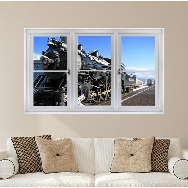 Train Window Decal - Etsy