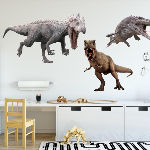 Indominus Rex 3D Dinosaur Wall Decal Jurassic Dinosaur Wall - Etsy