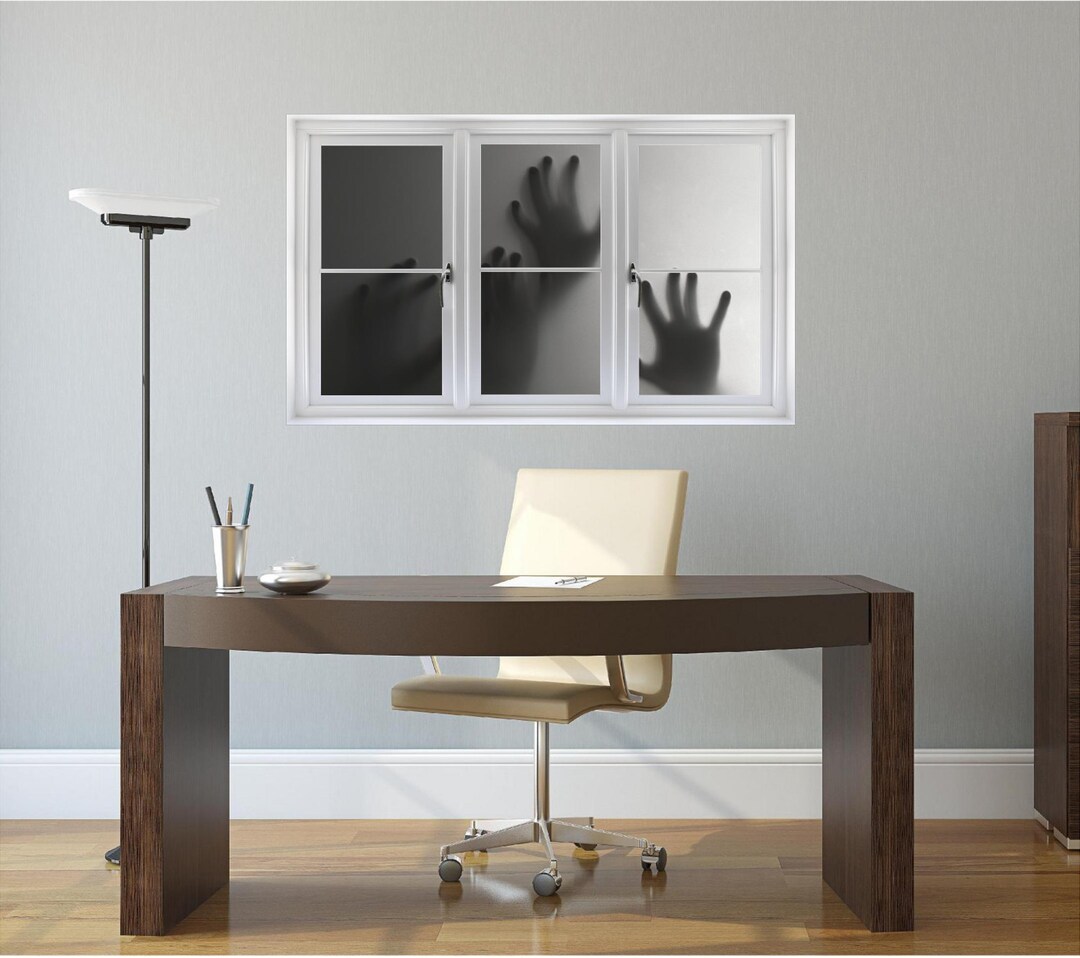 3D Window Decal - 3D Wall Mural - Window Wall Decal - Fake Window ...